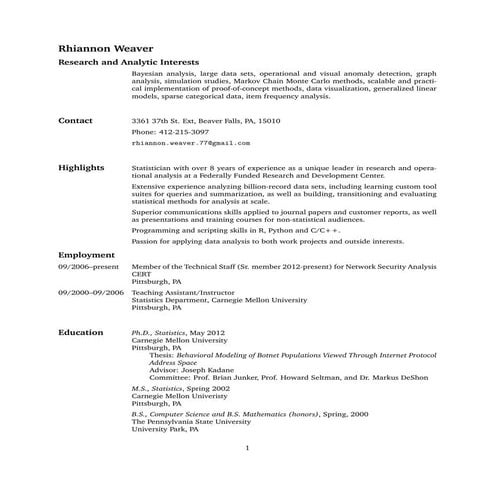 weaver_resume2 | PDF
