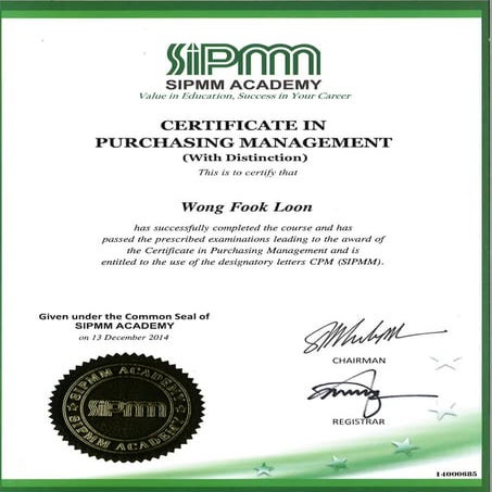 CPM (SIPMM) - 2014 | PDF