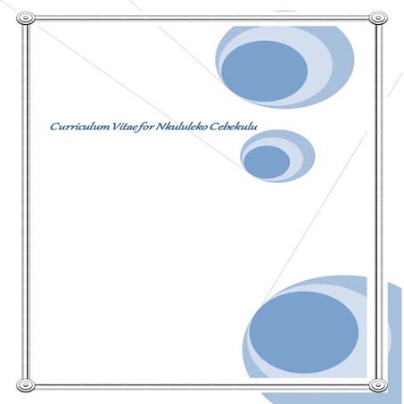 Athi malindi CV | PDF