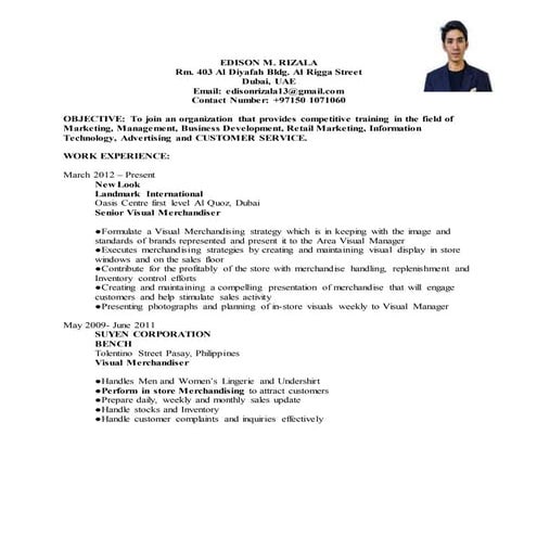 Debra Milano - Resume | DOC