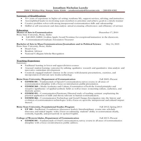 Sharon Morgenthaler resume | DOCX