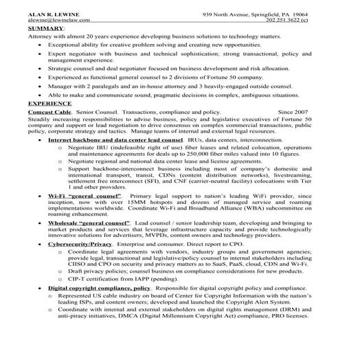 Lewine_Alan_ResumeTechTrans | DOC