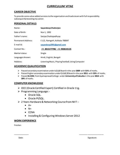 CV-JG | DOCX | Secondary Education | Education