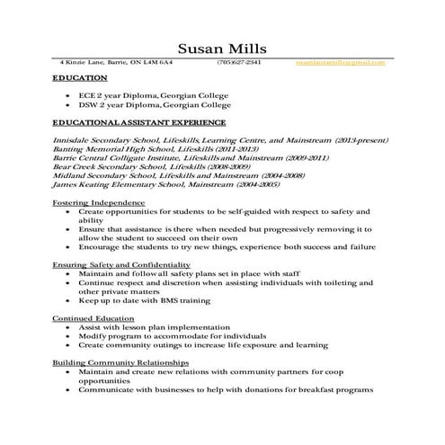 Updated Resume | DOC