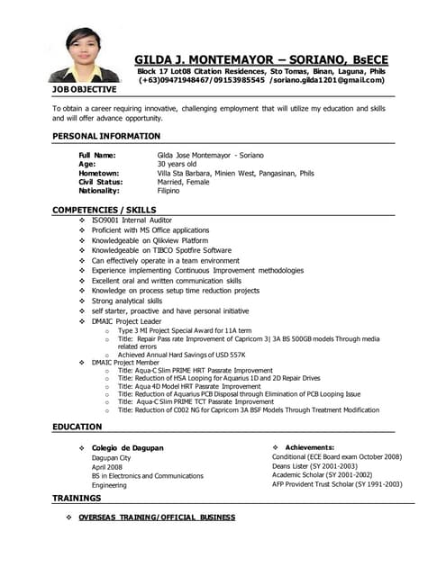 Gamboa Resume | PDF