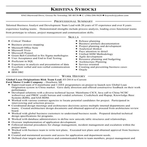 Kristina Syrocki Resume 1 | PDF