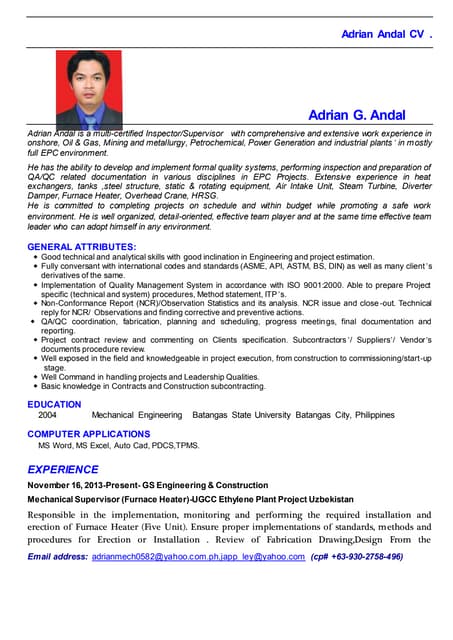 Adeel Shaikh CV | PDF