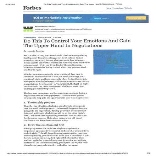Forbes article Laberge | PDF