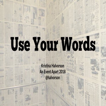 Use Your Words | PPT