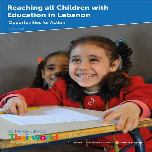 Reaching all Children with Education in Lebanon | PDF | Non-Profit ...