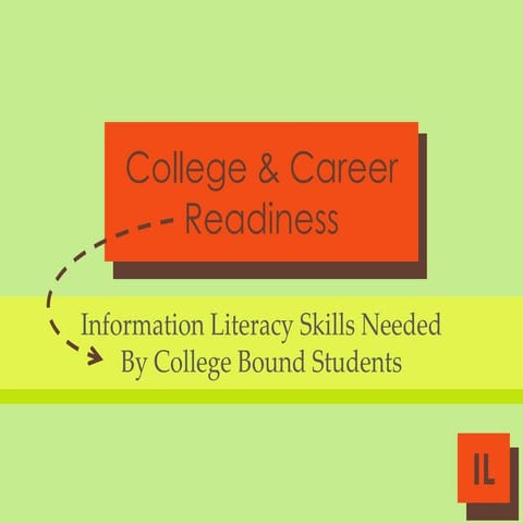 College & Career Readiness: Information Literacy Skills Needed By ...