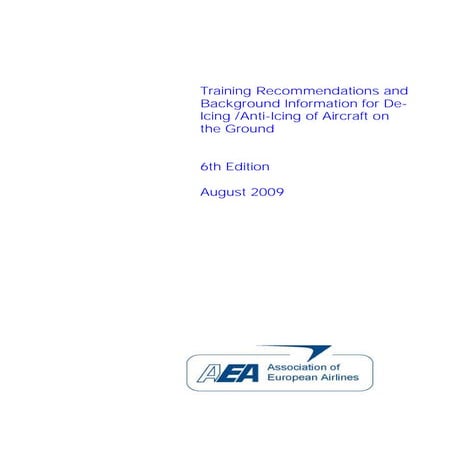 Aea Training Man Ed6 | PDF