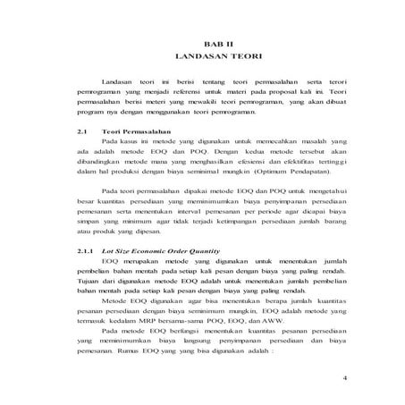 BAB II Landasan Teori TB | PDF