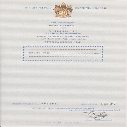 AEB Basic Test: English | PDF