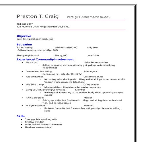 best resume (1) | DOCX