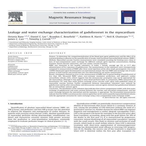 ISMRM 2001 Poster: Identifying Tumor Permeability Heterogeneity with ...
