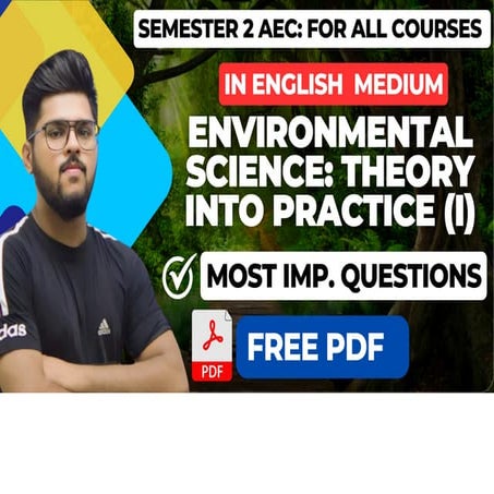 Aec Evs Notes 1 Pdf Environmental Science Pdf