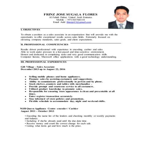 frinz jose cv elect. | PDF