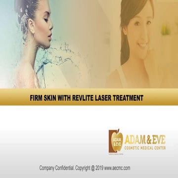 NEW COLLAGEN FOR FRESH, FIRM SKIN WITH REVLITE LASER TREATMENT | PPTX