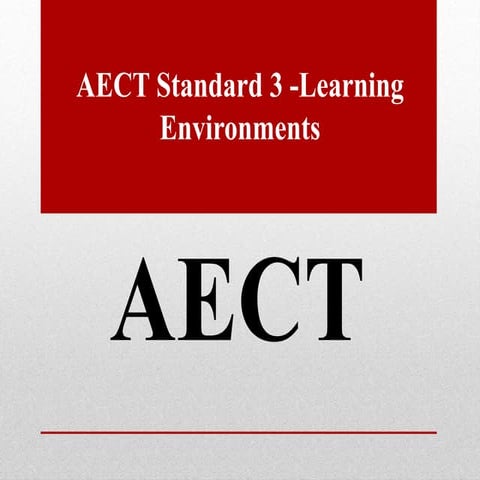 Aect standard 3 | PPTX
