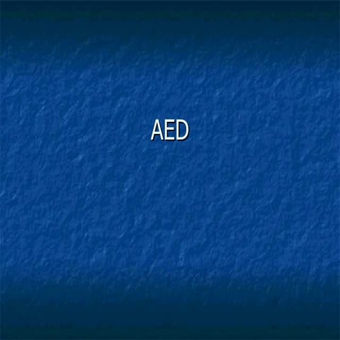 How to use an Automated External Defibrillator (AED) | PPTX