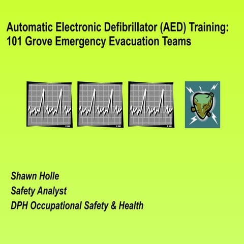 Aed Training | PPT