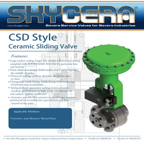CSD- Ceramic Sliding Valve | PDF