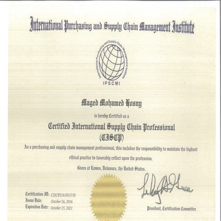 CISCP-IPSCMI Certificate | PDF