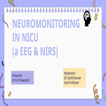aEEG(Amplitude Integrated EEG) in Neonates | PPTX