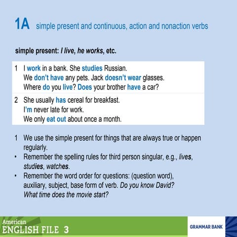 AEF2use of present simple and continous.ppt