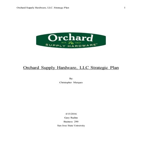 Marques_Christopher_OSH_Stratgic_Plan_Final | PDF