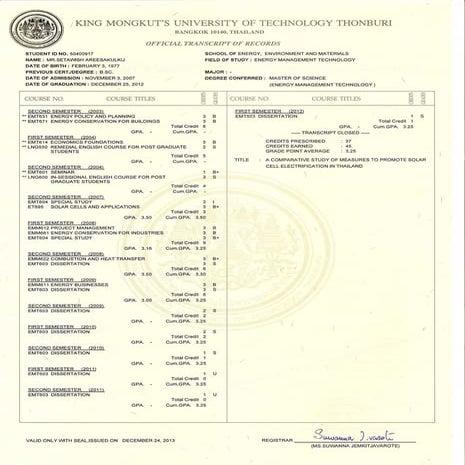 MSc_Transcript | PDF