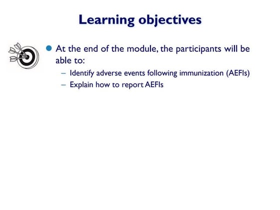 Adverse Events Following Immunization (AEFIs) | PPTX | Vaccines ...