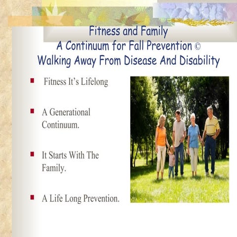 Fitness for Fall Prevention | PPT