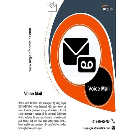 Aegis Voice Mail Feature of Fixed Cellular Terminal GSM FCT | PDF