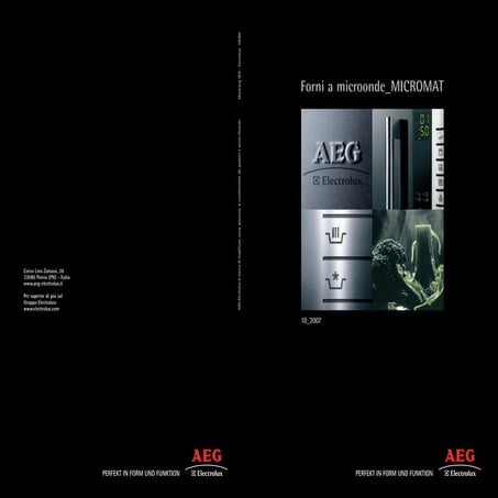 Aeg Microonde Ott 07 Low Def | PDF