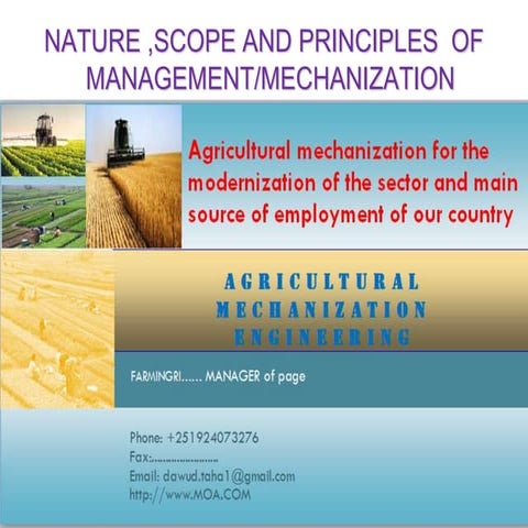AEGN 3192 lecture 1-Selection and Management of Farm machinery ...