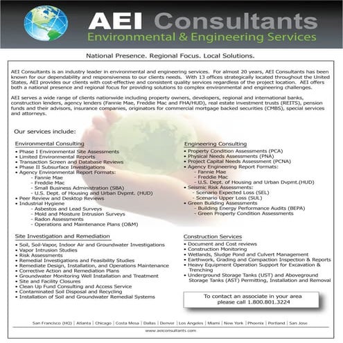 AEI Services | PDF