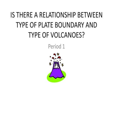 AEJEE Volcanoes and Plate Boundaries | PPTX