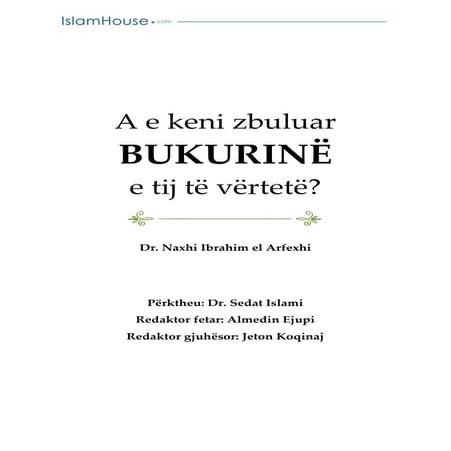 A e keni zbuluar BUKURINË e tij të vërtetë | PDF