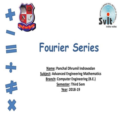 Fourier series and it's examples