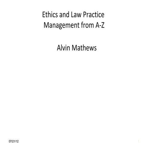Legal Ethics | PPT