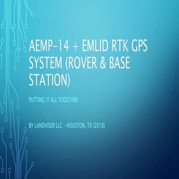 Aemp-14 use with rtk gps system | PPTX