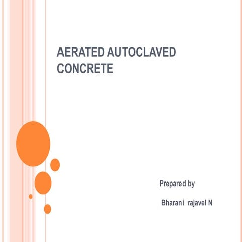 Aerated autoclaved-concrete | PPT