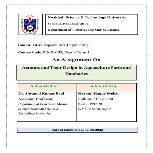 Aerators & Their Design in The Aquaculture Farm and Hatcheries.pdf