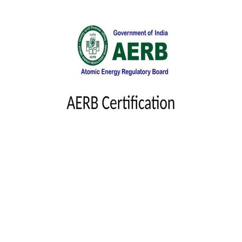 Atomic energy regulatory board (aerb) | PPTX