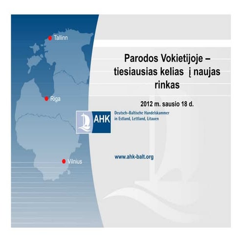 Parodos Vokietijoje – tiesiausias kelias į naujas rinkas | PDF