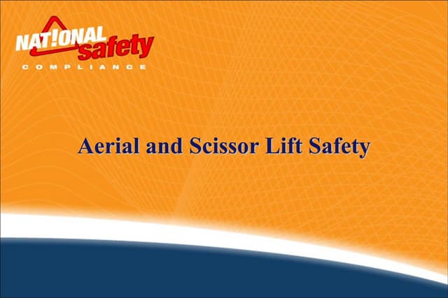 Boom lift training | PDF