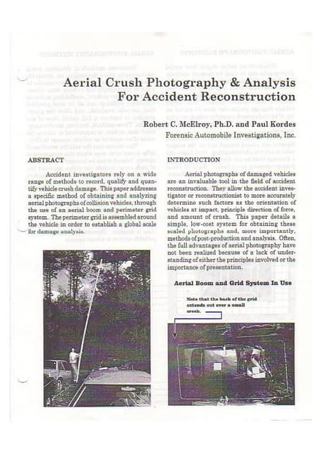 E - Traffic Accident Reconstruction Fundamentals | PPT | Physics | Science