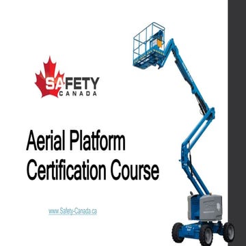 Aerial Lift Safety Training | PPTX